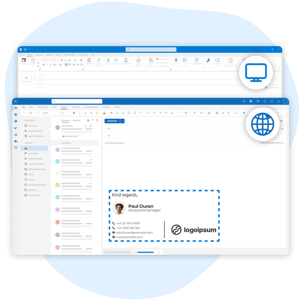 Microsoft Outlook | Consistent email signatures | eformity Microsoft Outlook | Consistent email signatures | eformity